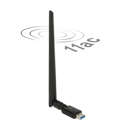 Stick USB Wireless, Delock, Plastic, Negru, Standard - eMAG.ro