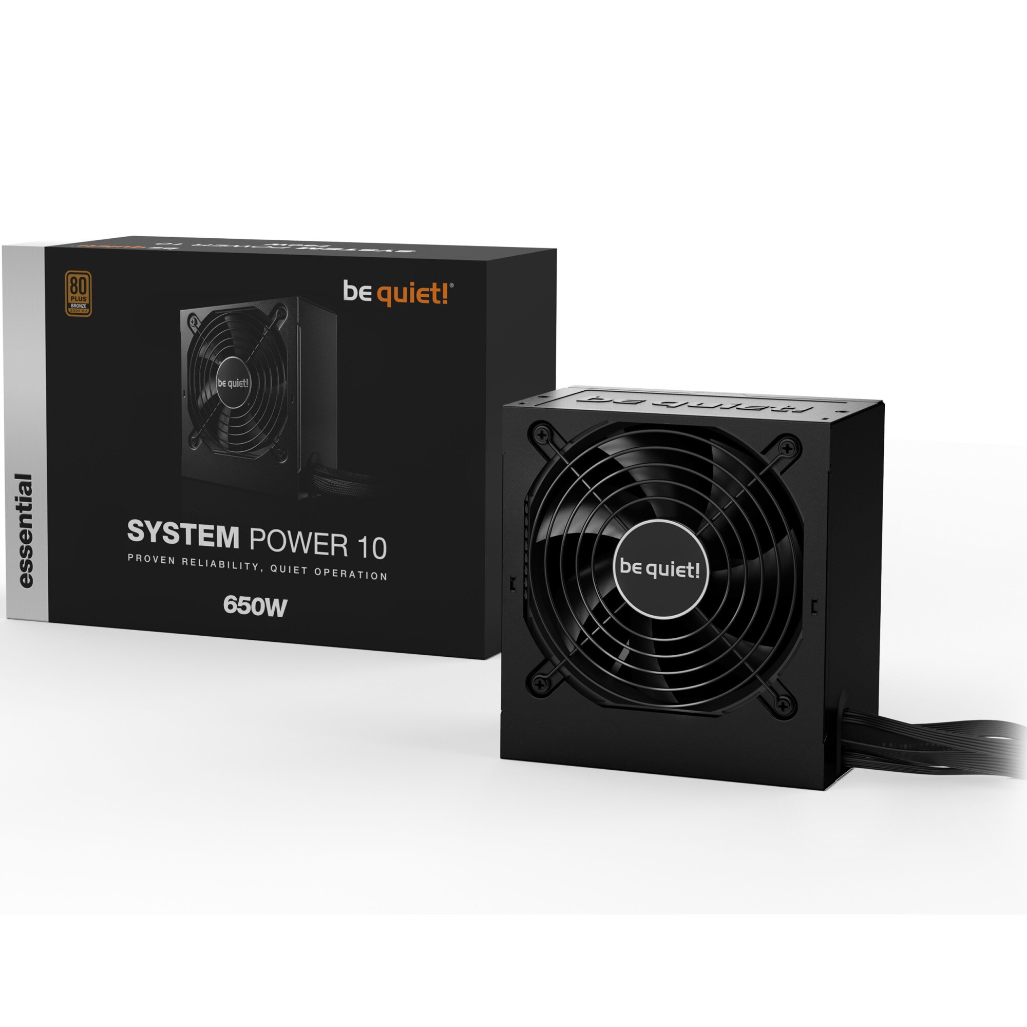 Sursa Be Quiet SYSTEM POWER 10, 650W, 80 PLUS Bronze, non-modular, ATX ...