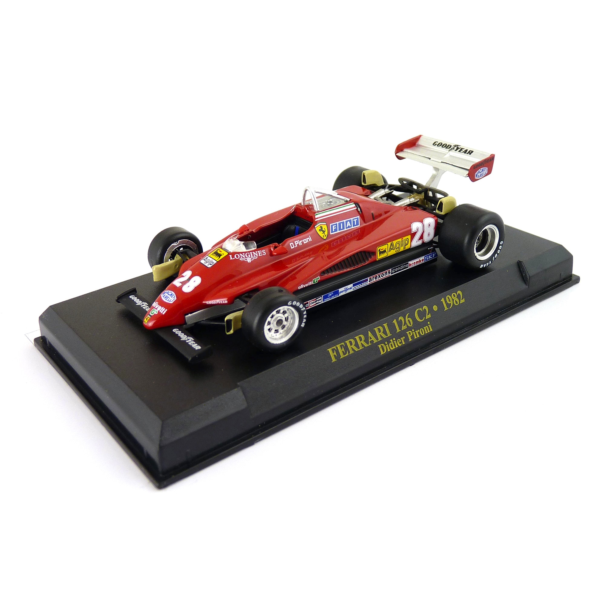 Macheta Formula 1 Ferrari 126 C2 1982 Didier Pironi - 1/43 Altaya - eMAG.ro