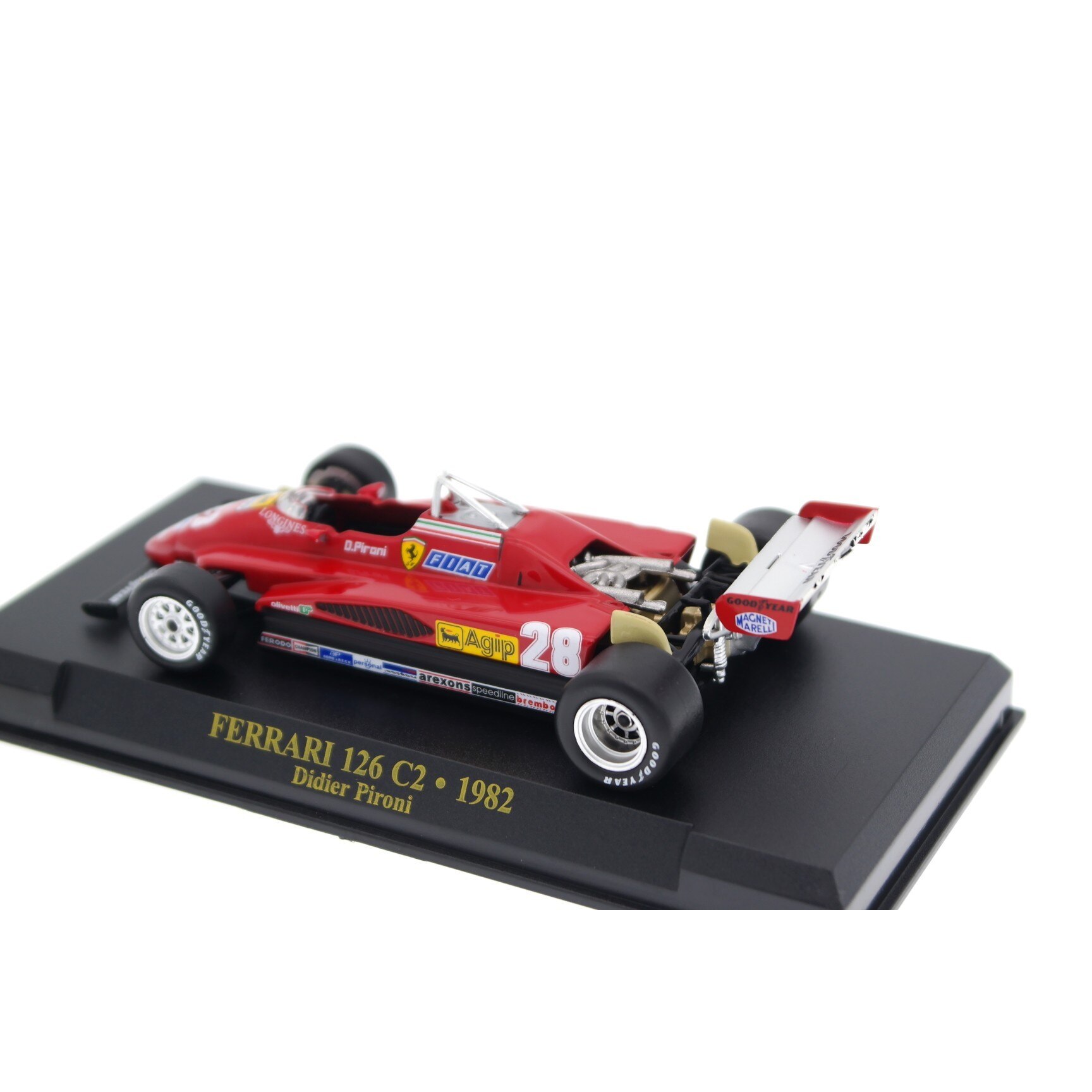 Macheta Formula 1 Ferrari 126 C2 1982 Didier Pironi - 1/43 Altaya - eMAG.ro