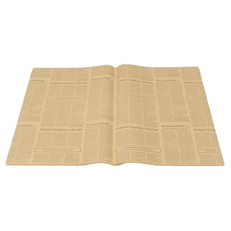 Ambalaj ziar, 50/set, model scris mic, culoare verde, B.S.P. / SL004_VD ...