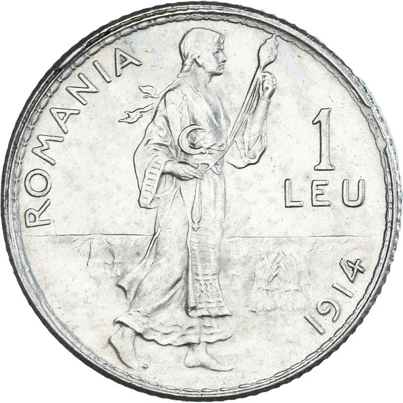 Moneda istorica din Argint 1 leu Carol I Regatul Romaniei - eMAG.ro