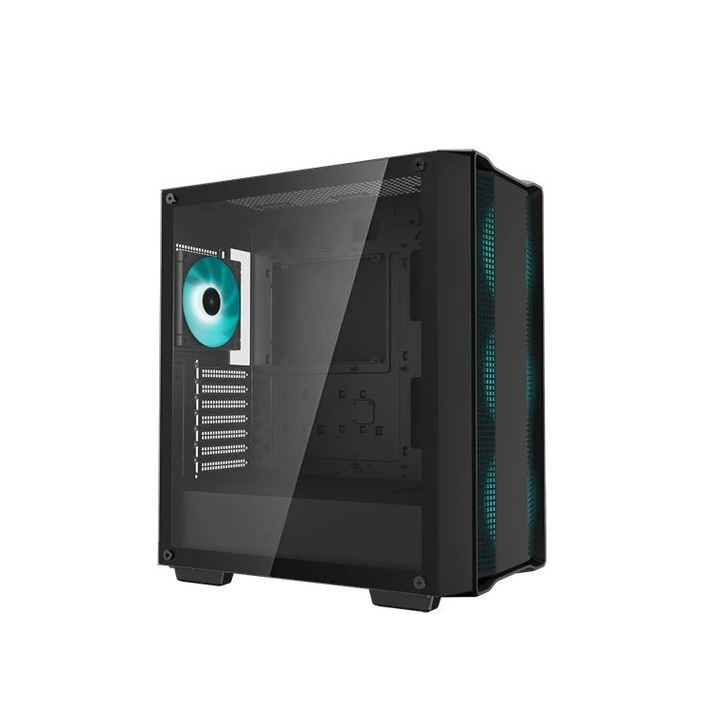 Carcasa computer, DeepCool, Pentru gamer CC560 V2 ATX, Sticla ...