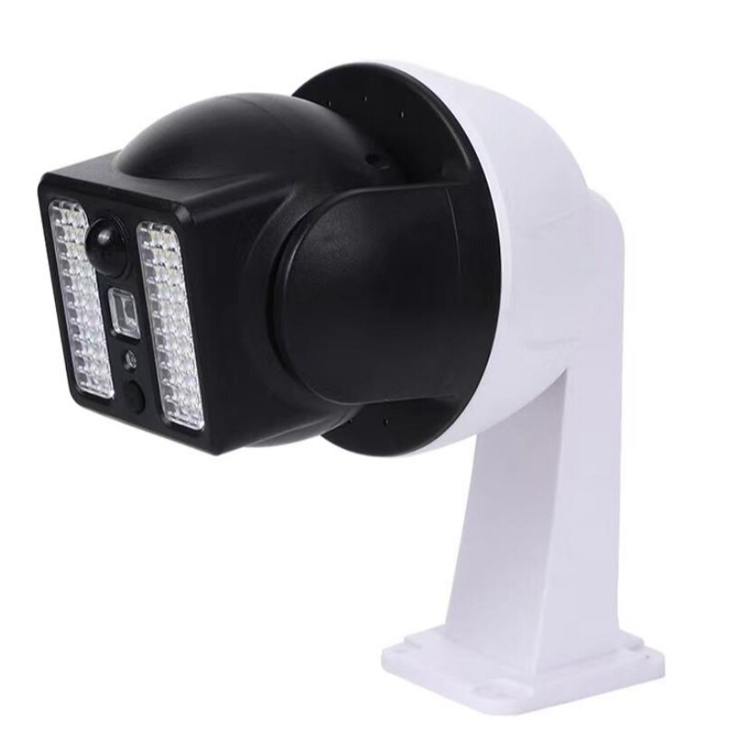 Комплект от 2 соларни лампи 66 Led тип фалшива камера БЗРШ сензор за движение 3 режима на