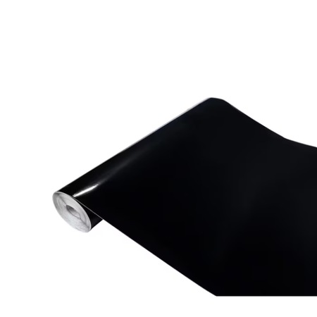 Folie neagra vitrostatica opaca pentru geam 60 x 300 cm, BZRSH ...