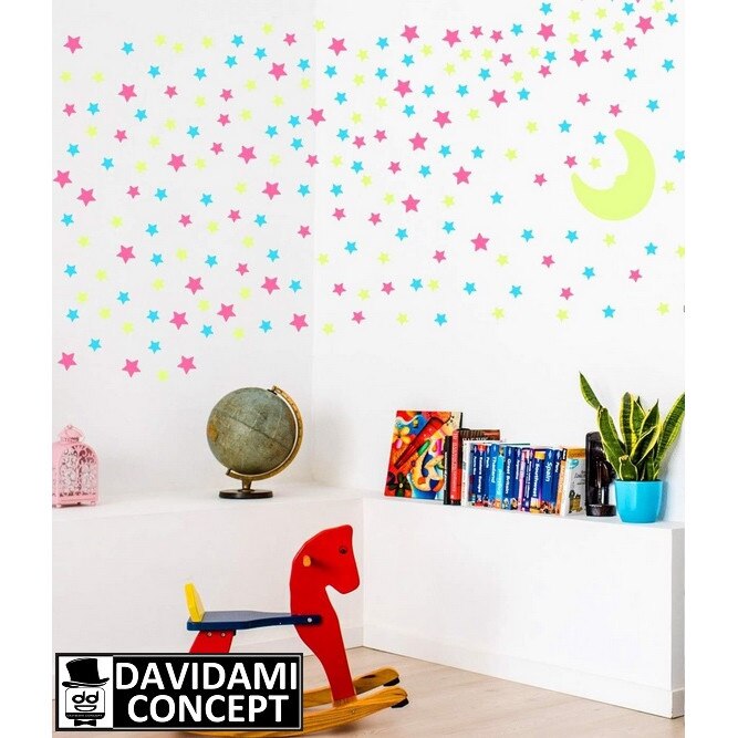 Stickere Fosforescente Autoadezive pentru Camera Copilului DAVIDAMI ...