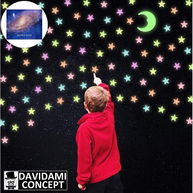 Stickere Fosforescente Autoadezive pentru Camera Copilului DAVIDAMI ...