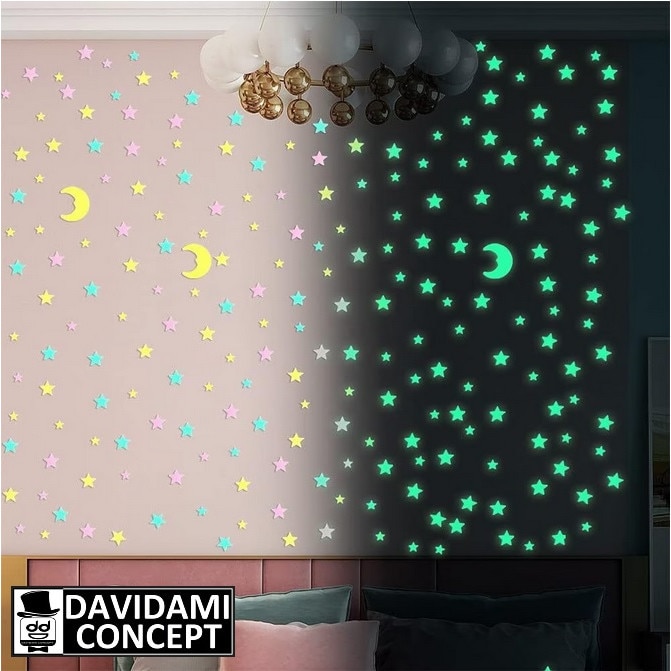 Stickere Fosforescente Autoadezive pentru Camera Copilului DAVIDAMI ...
