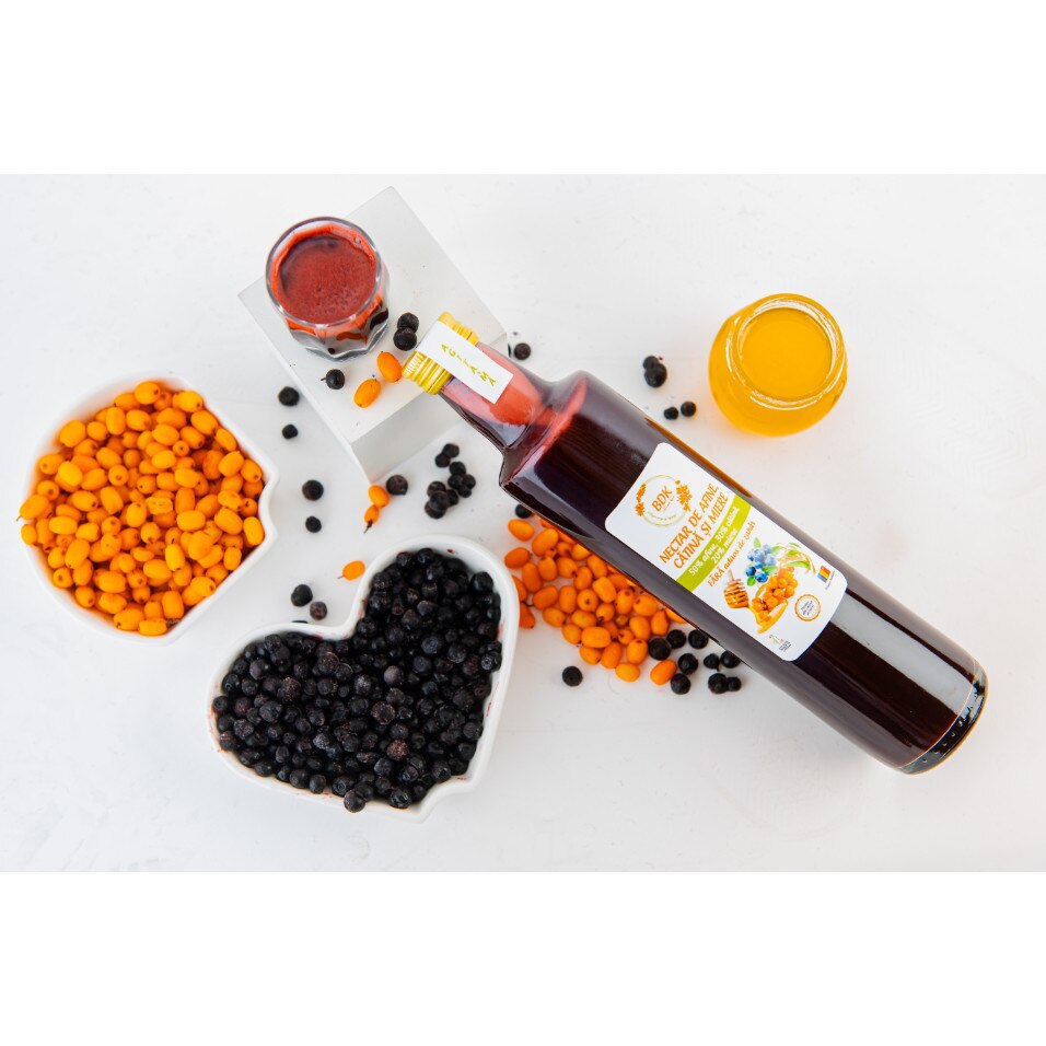 Nectar de afine, catina si miere, presat la rece, BDK, 500 ml - eMAG.ro
