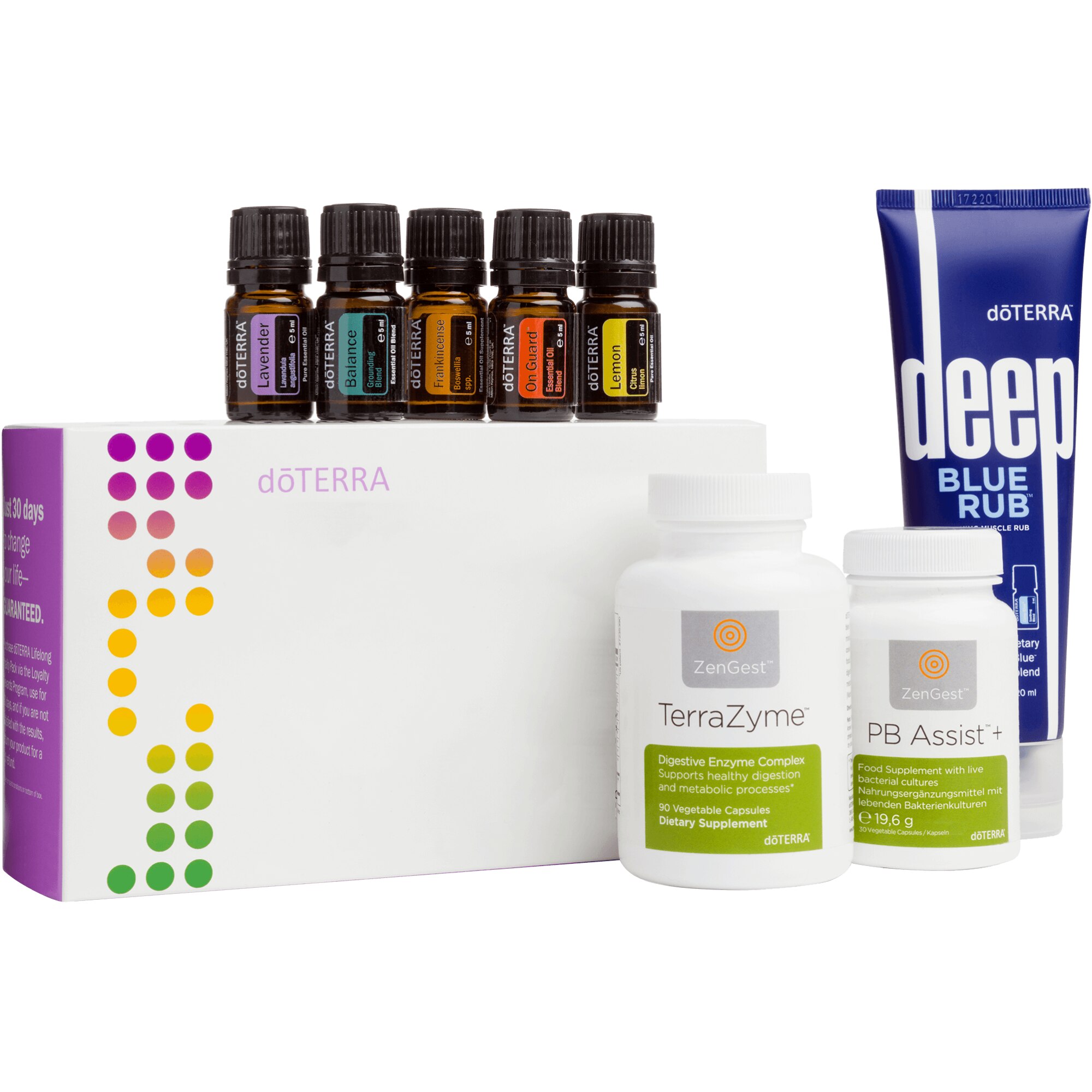 Pachet pentru stare de bine, Daily Habits Kit, doTERRA, 9 produse - eMAG.ro