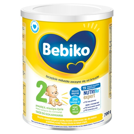 Lapte praf bebelusi, Bebiko 2 NUTRIflor Expert, 6 luni+, 700g - eMAG.ro