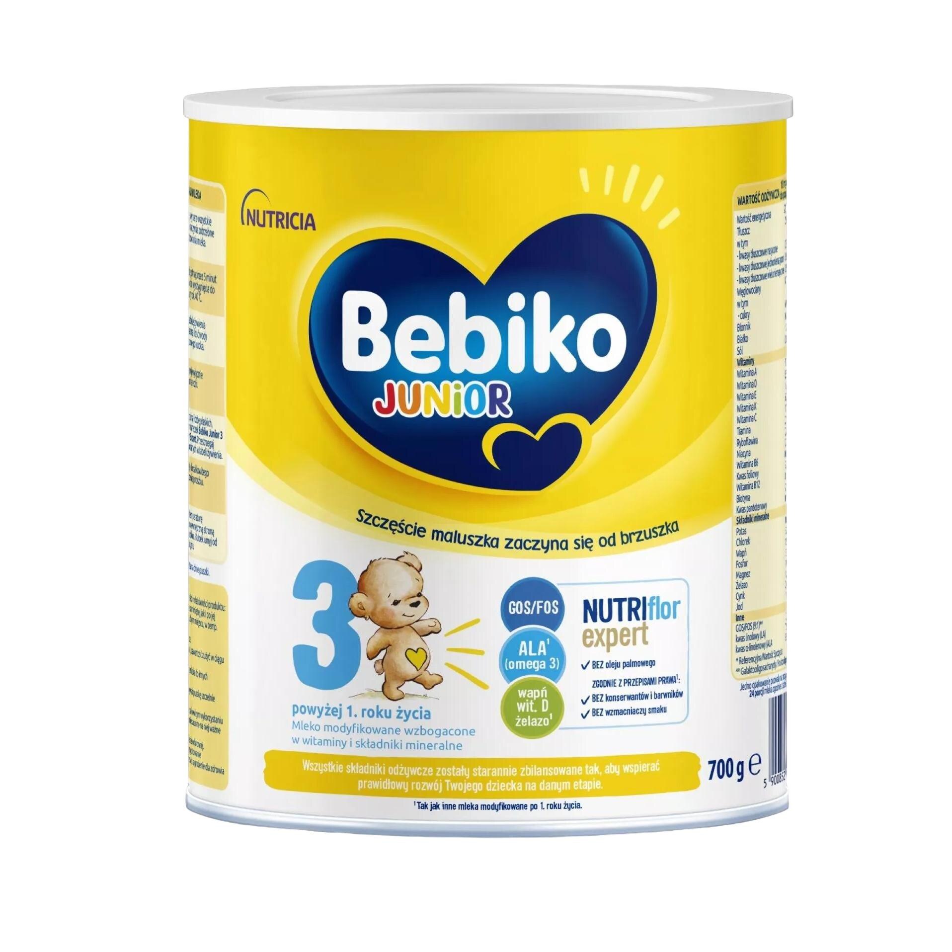 Lapte praf bebelusi, Bebiko Junior 3 NUTRIflor Expert, 1-2 ani, 700g ...