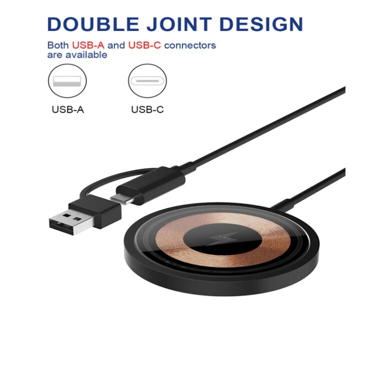 Incarcator Magnetic Wireless Charging Disk Compatible cu Macsafe ...