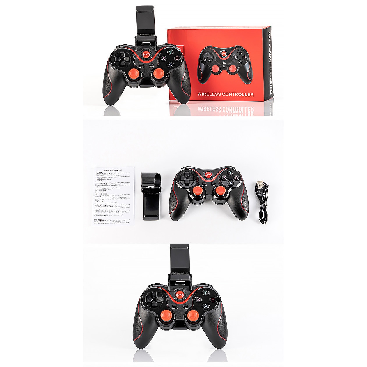 Kontrollerek, kormányok és gaming fejhallgatók, GamePad pad X3 Android ...