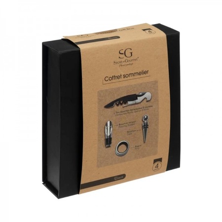 Set sommelier pentru vin, 4 piese, Limo - eMAG.ro