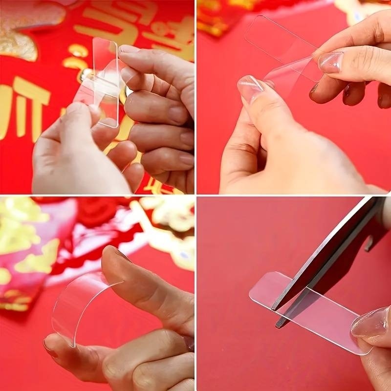 Set 60 Placute CCmax, dublu-adeziv pentru Fixat diverse Obiecte ...