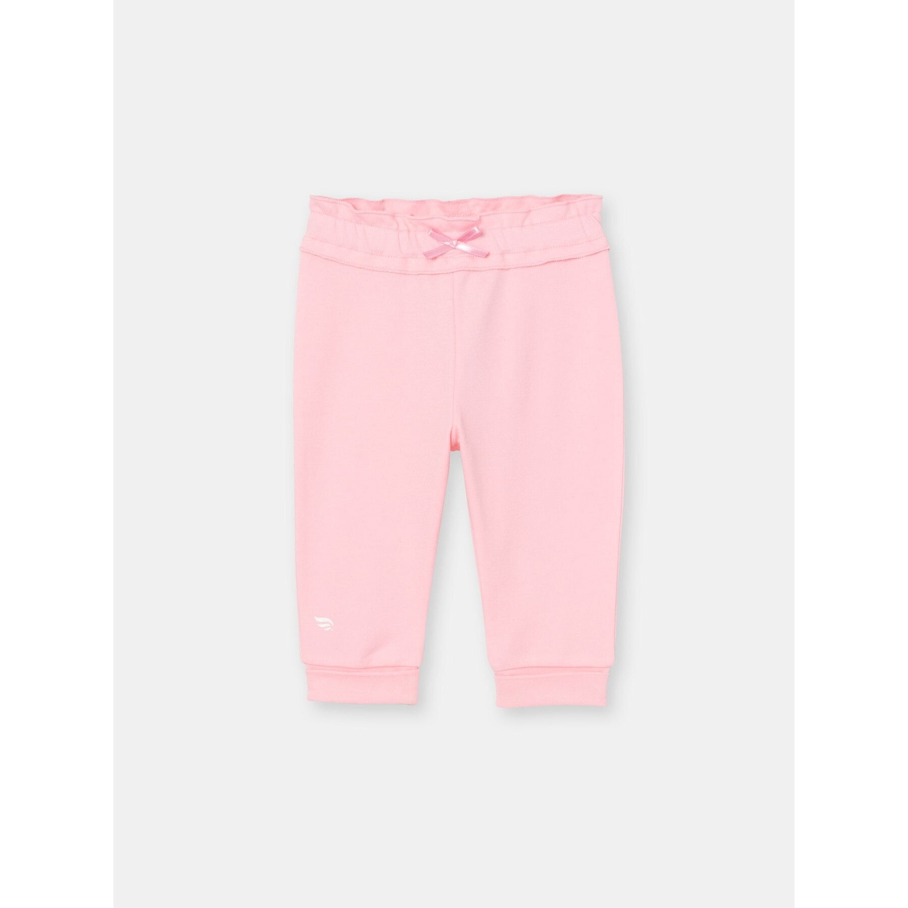 Pantaloni copii cu volane si logo, Cherubino, Roz - eMAG.ro