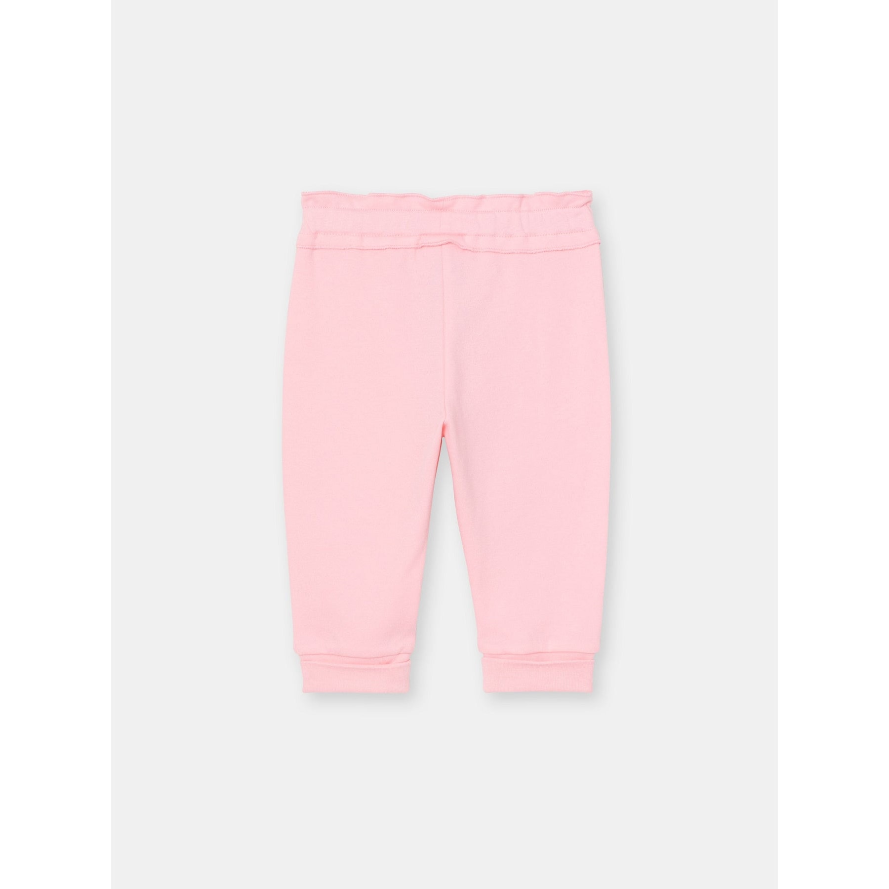 Pantaloni copii cu volane si logo, Cherubino, Roz - eMAG.ro