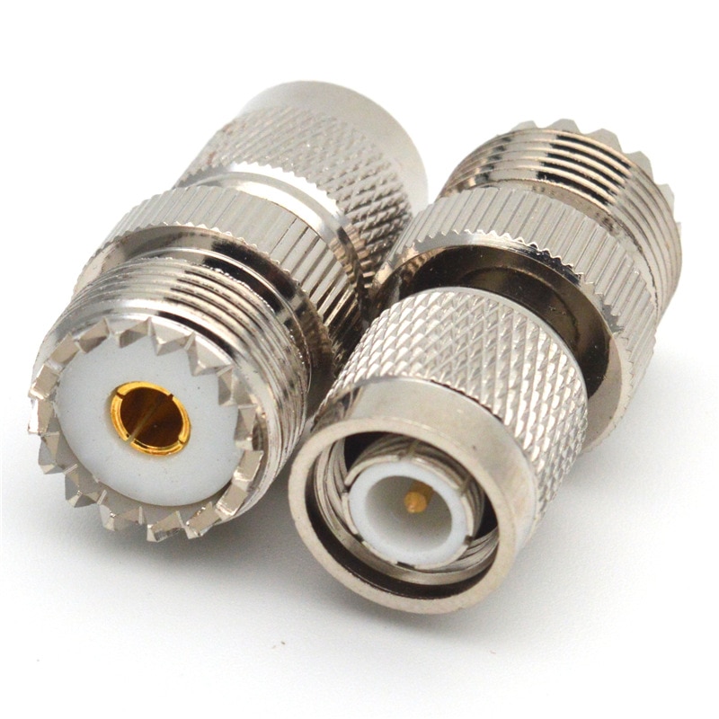 Adaptor coaxial, LLWL, Teflon, Argintiu - eMAG.ro