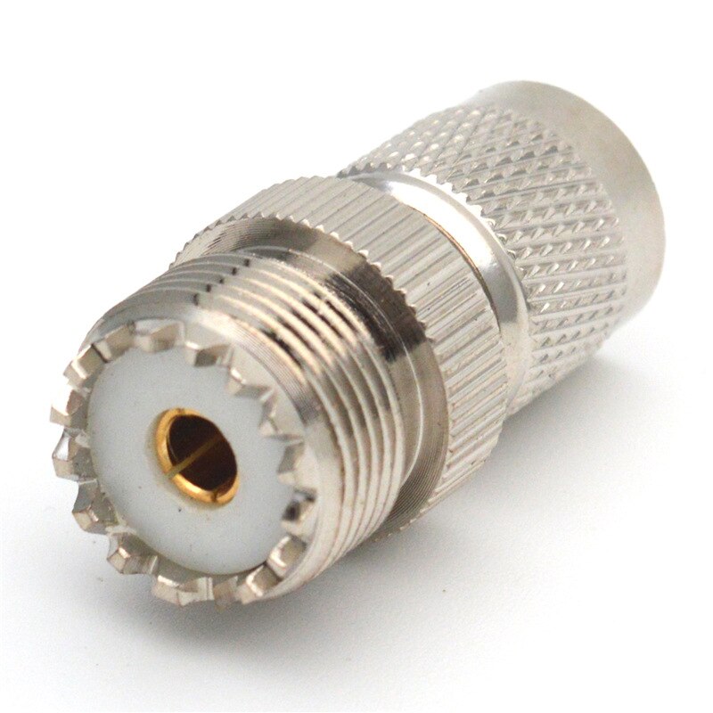 Adaptor coaxial, LLWL, Teflon, Argintiu - eMAG.ro