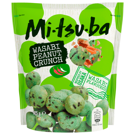 Alune cu wasabi crocant japonez Mitsuba 100g - eMAG.ro