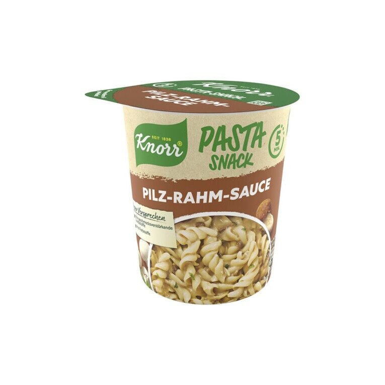 Paste Snack, Instant, sos de ciuperci si smantana, 63 g, Knorr - eMAG.ro