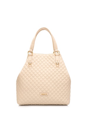 Geanta dama, Musette, ARNELA MATLASAT, De umar, Piele naturala, ivoire ...