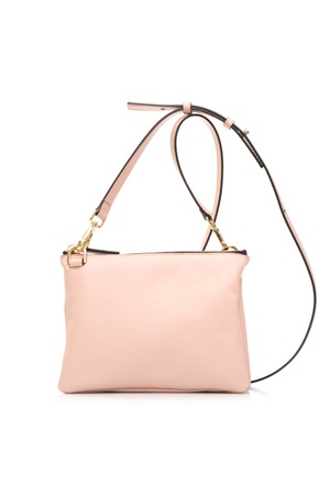 Geanta dama, Musette, FAYE PM, De umar, Piele naturala, nude, 40 x 35 x ...