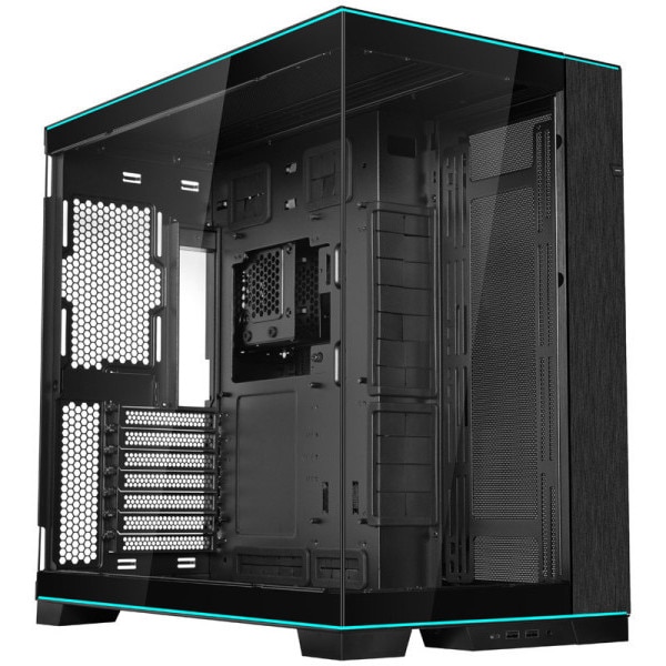Carcasa Lian Li O11D EVO RGB Mid-Tower, Tempered Glass, Negru - eMAG.ro