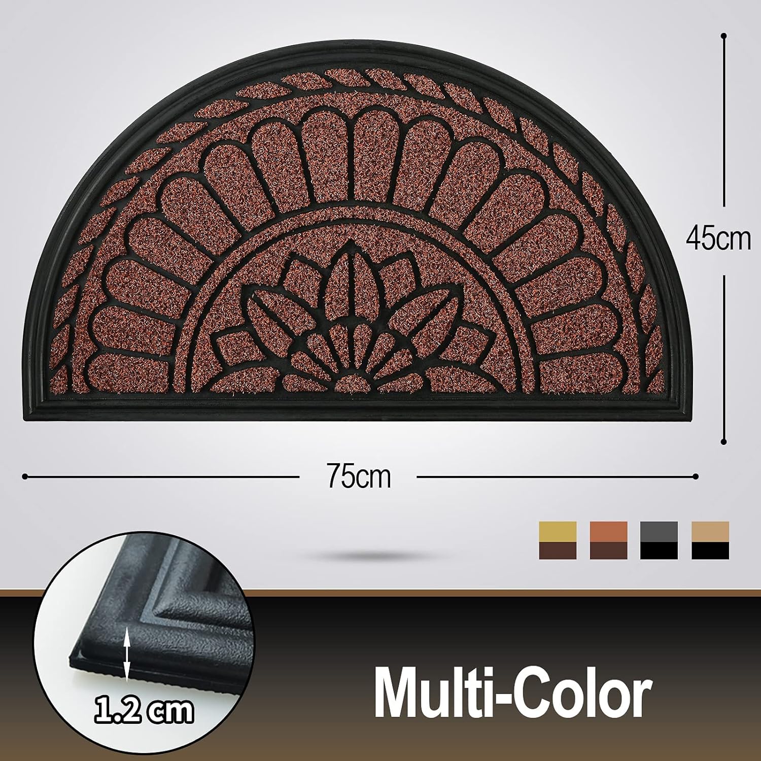 Covor de intrare Mibao pentru interior si exterior, in forma de ...