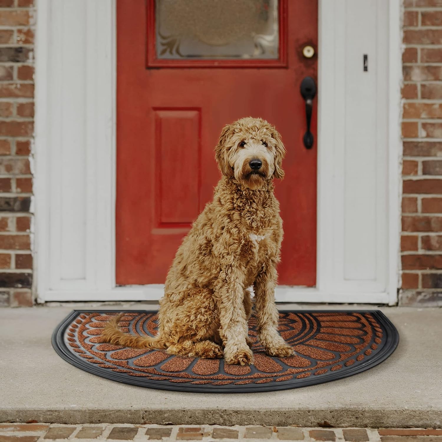 Covor de intrare Mibao pentru interior si exterior, in forma de ...