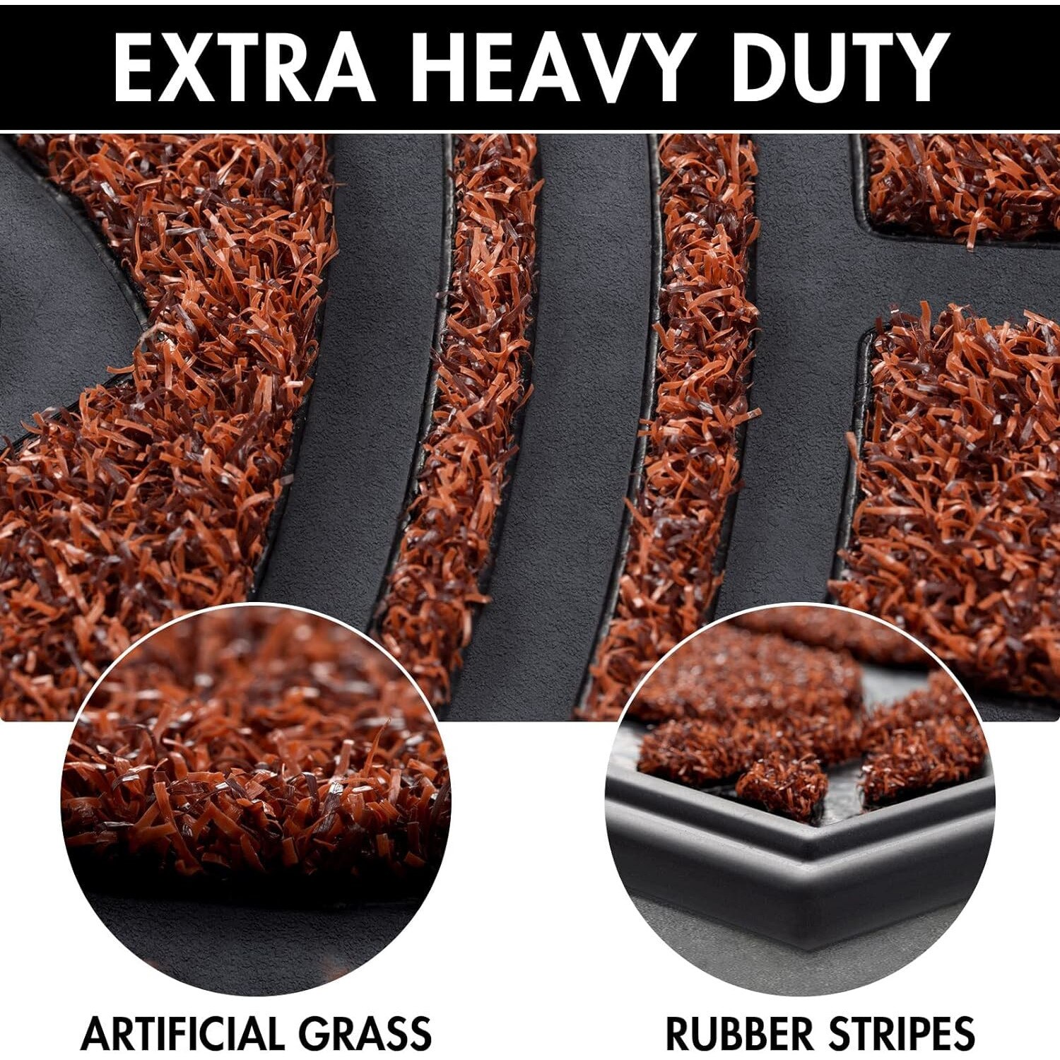 Covor de intrare Mibao pentru interior si exterior, in forma de ...