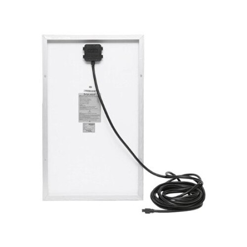 Set panou solar 50W fotovoltaic monocristalin, baterie LifePo4 12, 8 V ...