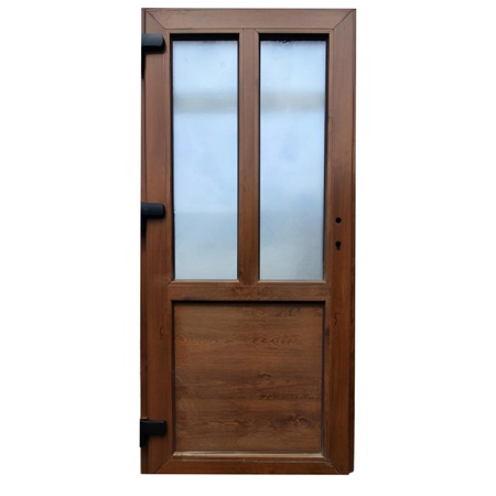 Usa exterior, PVC, cu geam termopan, T-Model Nuc 80x190 - eMAG.ro