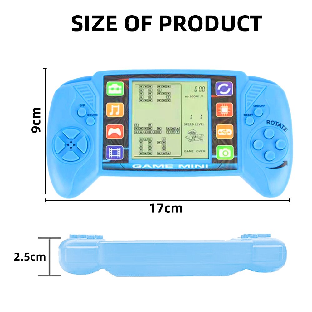 Consola de joc Tetris, Yefound®, Controller, Albastru - eMAG.ro