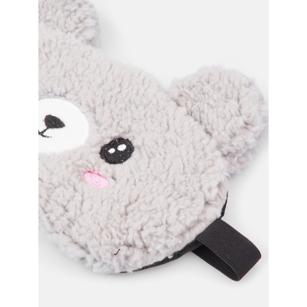 Masca de dormit, model Urs Koala pufos, Trendy Vibes, Gri - eMAG.ro