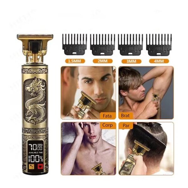 Masina de tuns profesionala, Virtual Trend®, cu acumulator, incarcare ...