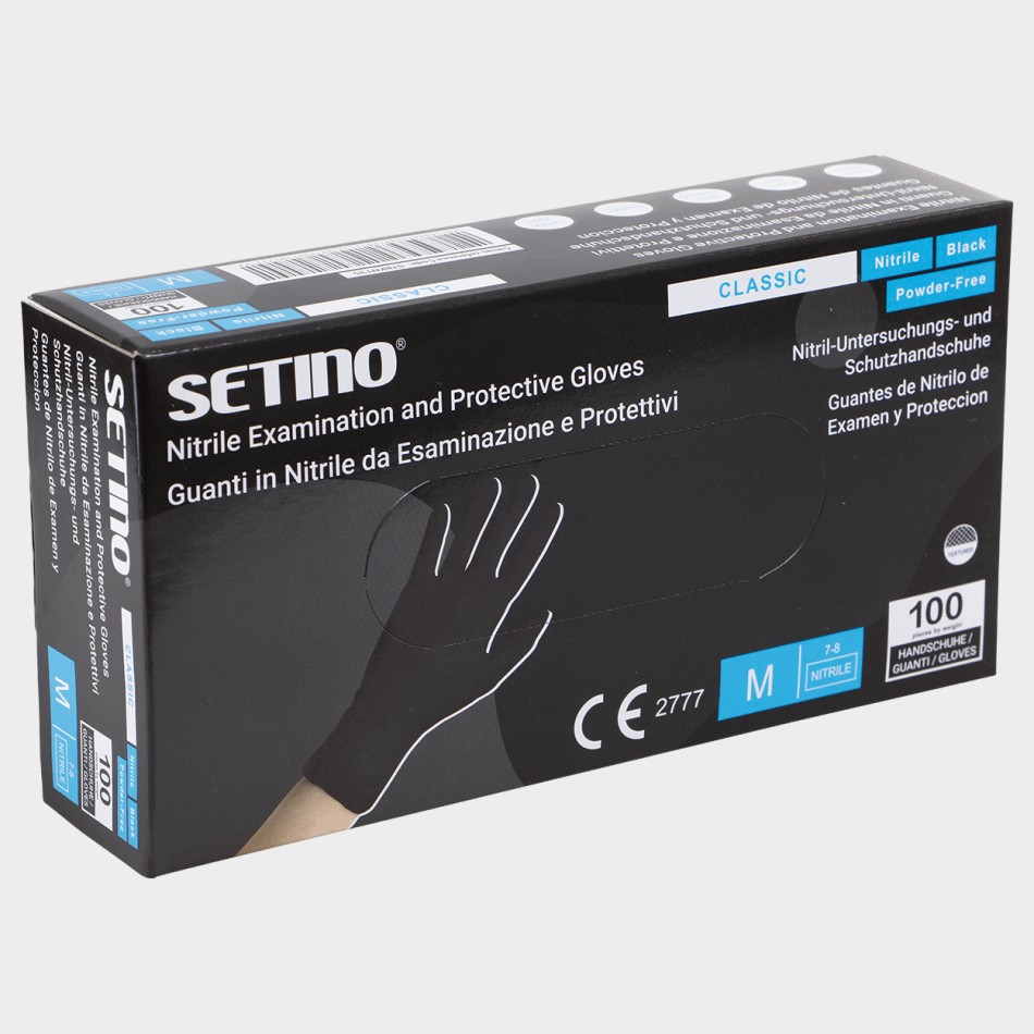 Manusi de nitril de unica folosinta Setino Nitrile Violet - eMAG.ro