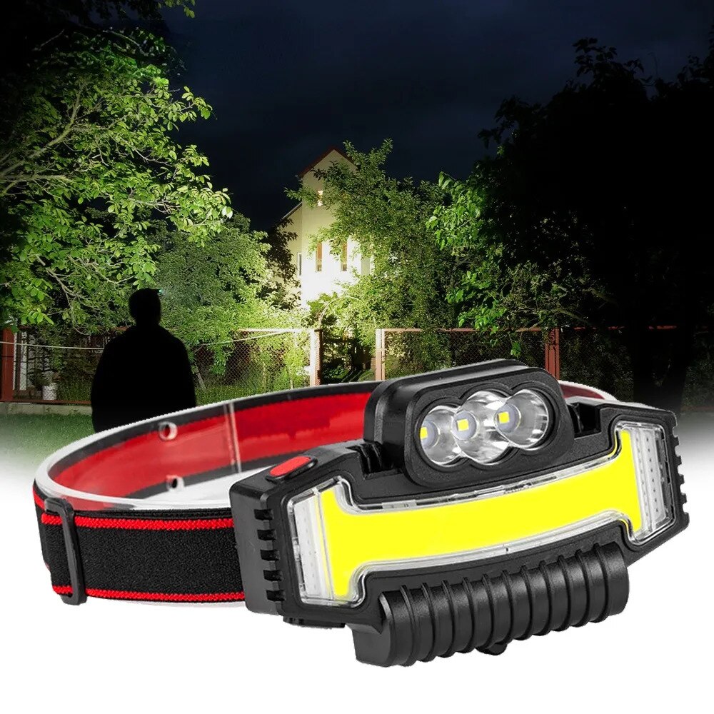 Lanterna Cap MRG MW6855, SMD COB, 131 Leduri, Reincarcabila, 5 Moduri ...