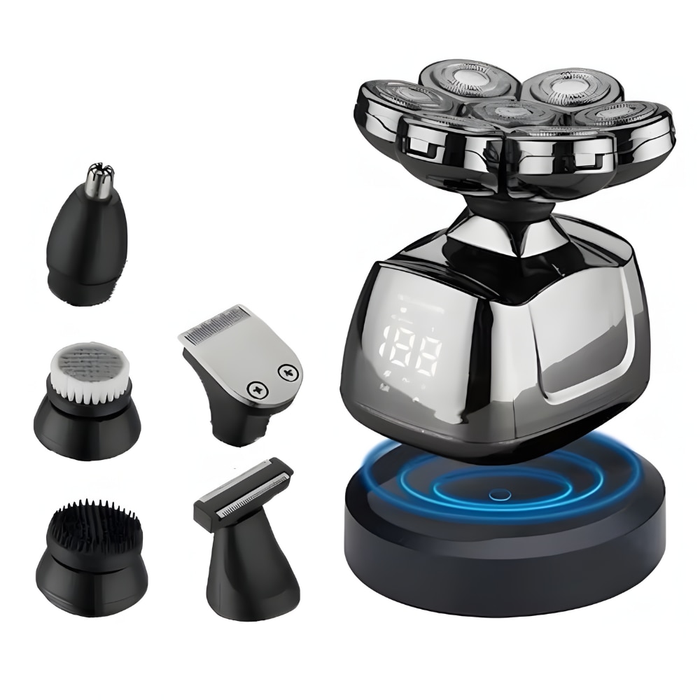 Aparat de ras electric Profesional, Capete rotative, 7D ...