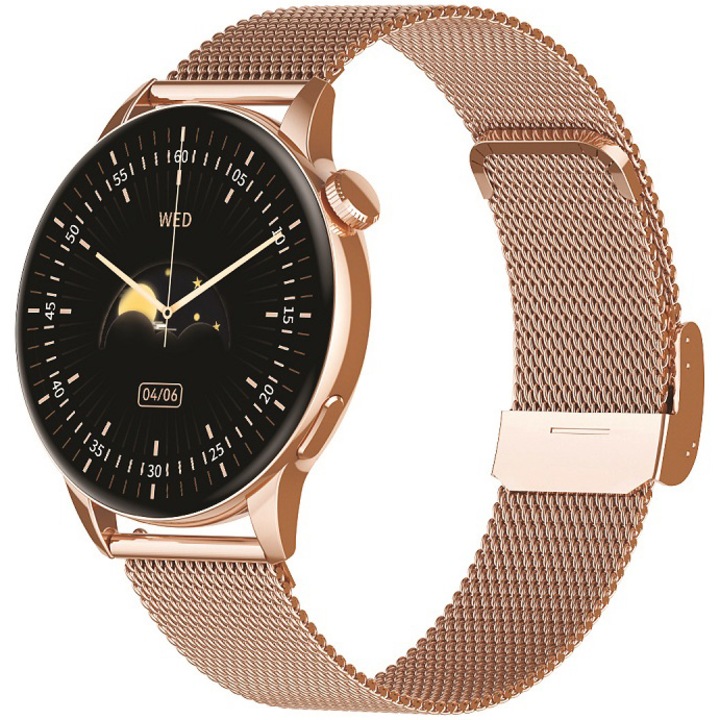 Smartwatch Maxcom Fit FW58 Vanad Pro, Gold - eMAG.ro