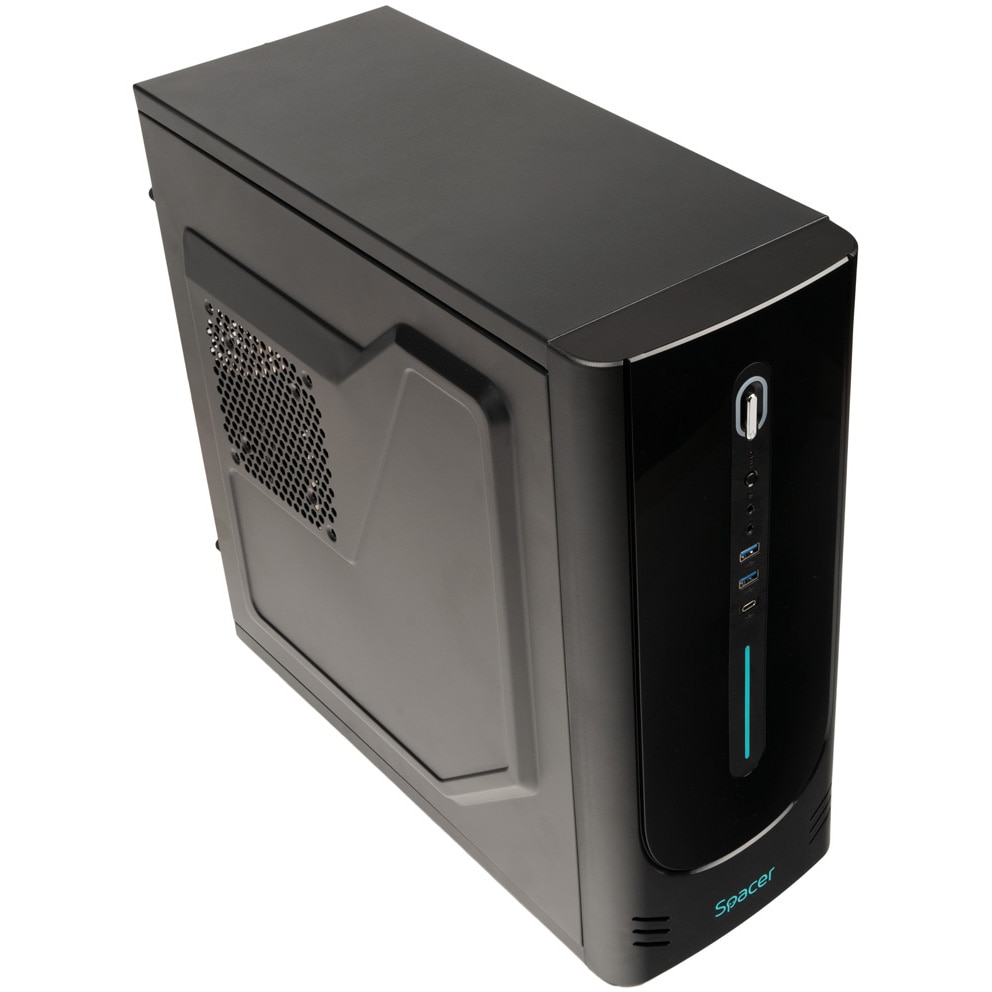 Компютърна кутия SPACER CHRONOS, Middle Tower, ATX, Без захранване ...