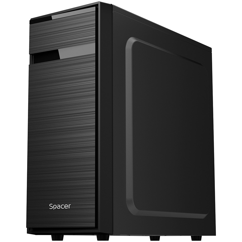 Carcasa SPACER TOP-300W, Middle Tower, ATX, sursa 300W - eMAG.ro