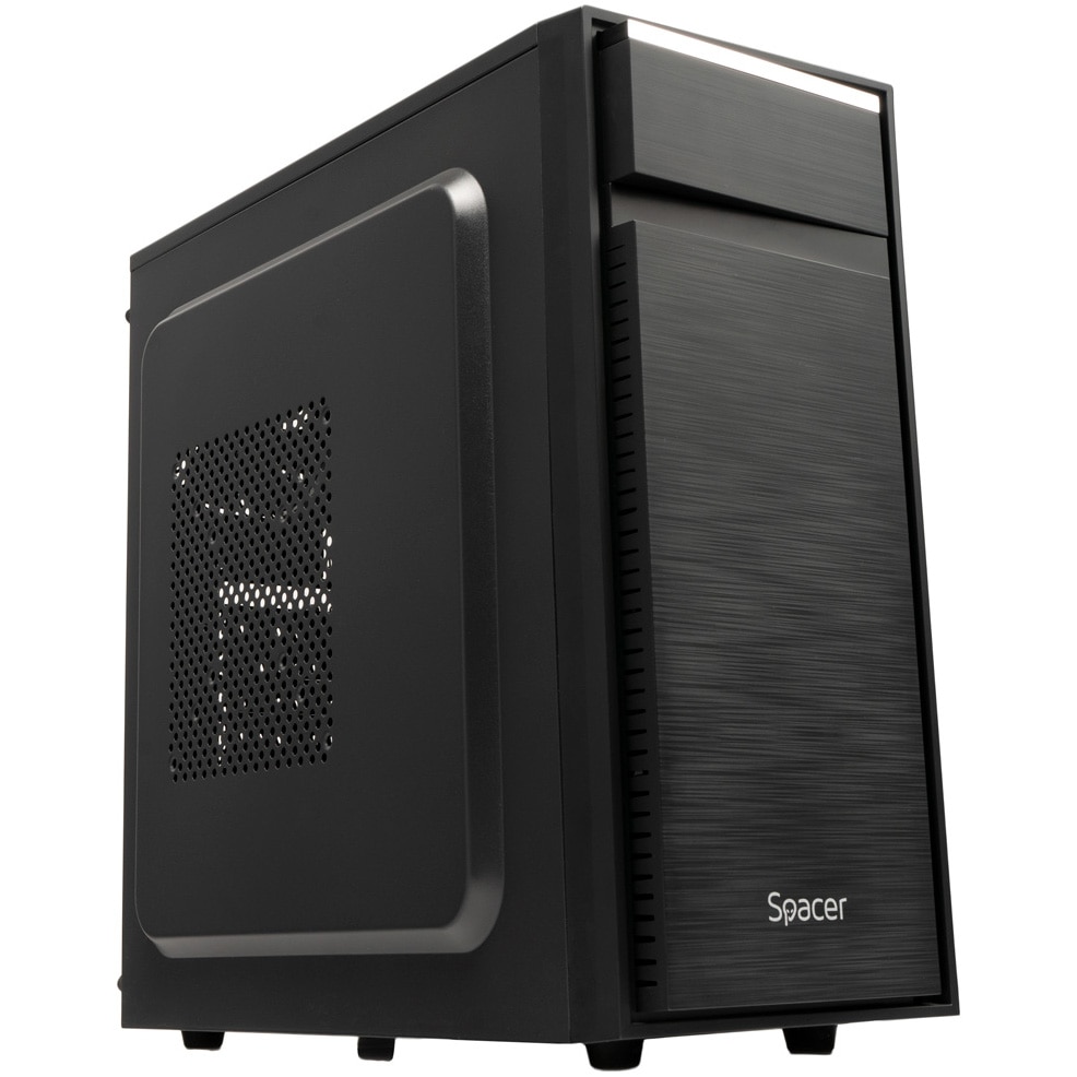 Carcasa SPACER TOP-300W, Middle Tower, ATX, sursa 300W - eMAG.ro