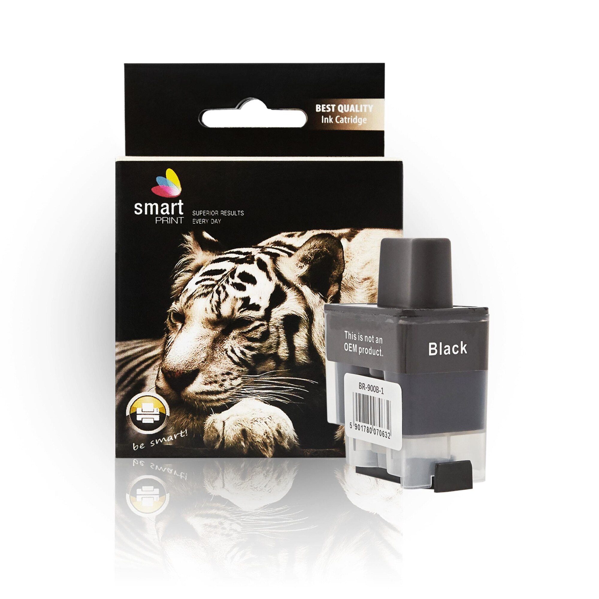 Cartus de imprimante inkjet pentru Brother, LC900BK, Negru, 25 ml ...