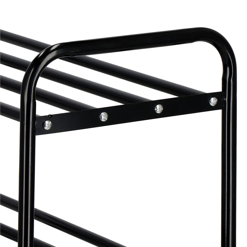 Pantofar metalic, 3 nivele, 62x26x66cm, negru - eMAG.ro