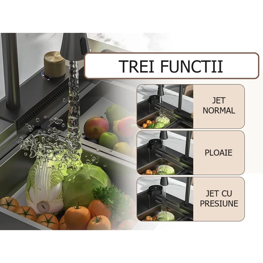 Chiuveta de bucatarie Radinavico, multifunctionala, accesorii incluse ...