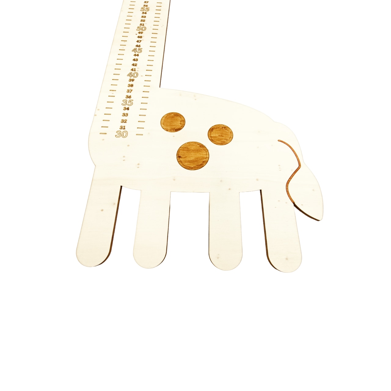 Masurator pentru Copii, Taliometru Woodmag, Din Lemn, Girafa model ...