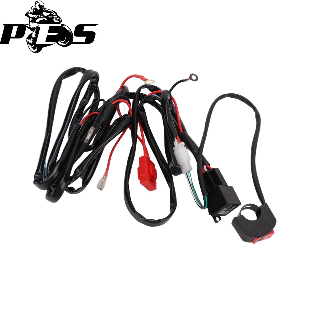 Kit Cablaj cu releu, siguranta si buton on/off pentru montare ...