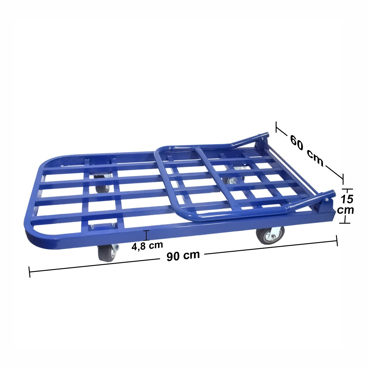 Carucior pliabil, platforma transport marfa, Naimeed D5654, roti ...